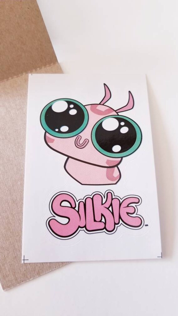 Teen Titans Go Silkie Sticker Cartoon Network Worm máquina | Etsy