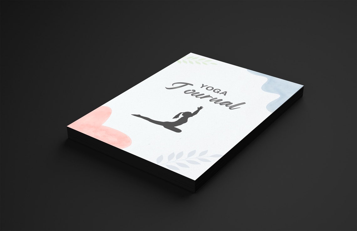 Minimalist Yoga Journal Printable Digital Fitness Planner Pack Mindful ...