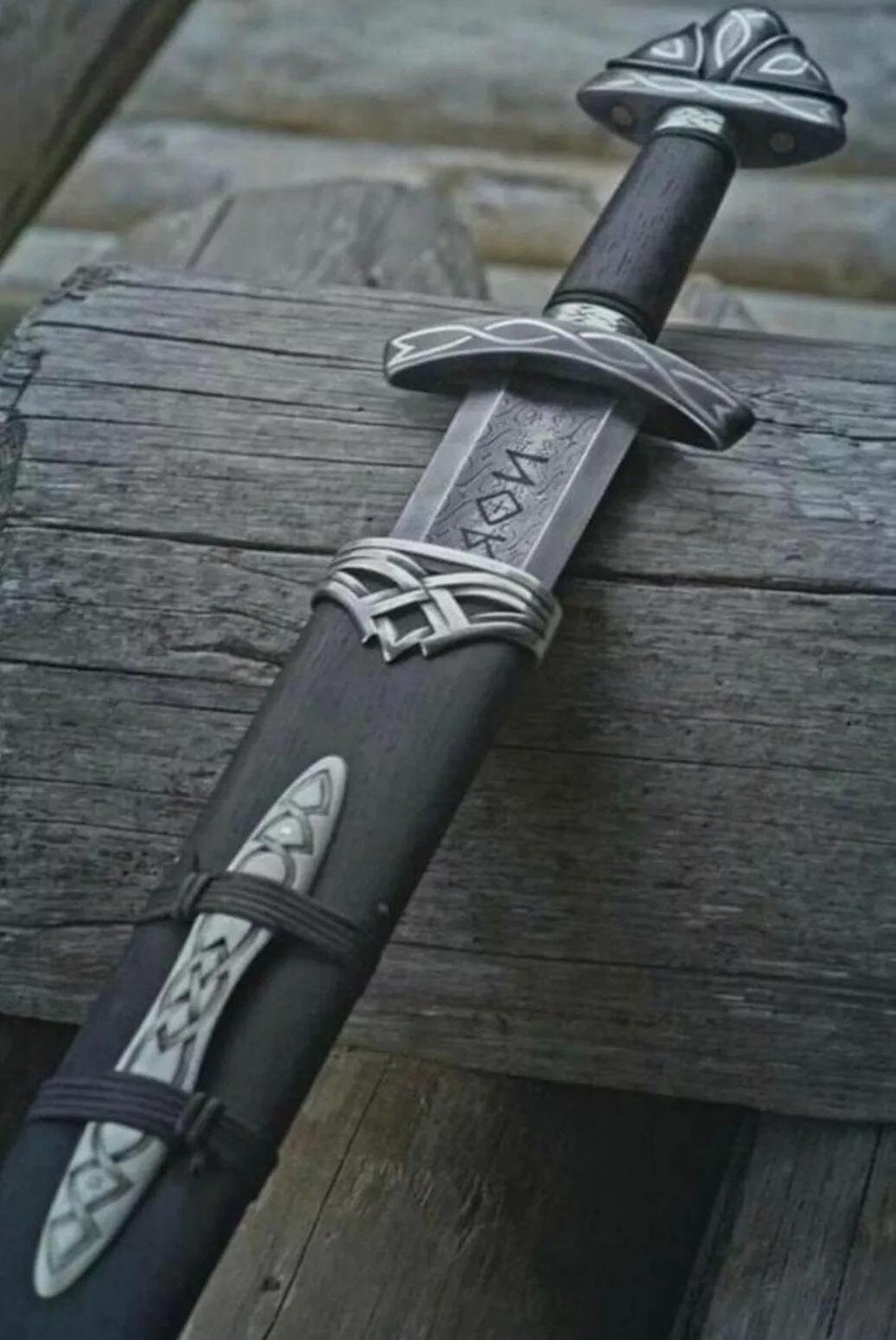 Handmade Celtic Authentic Viking Sword, Historical Replica Medieval ...