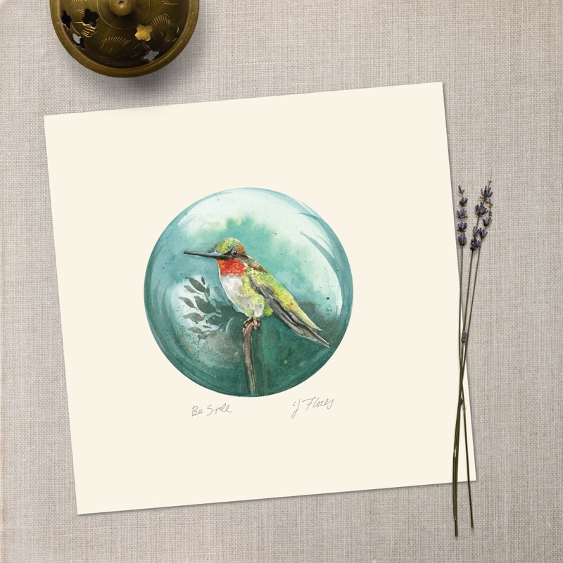 Hummingbird Print - Etsy
