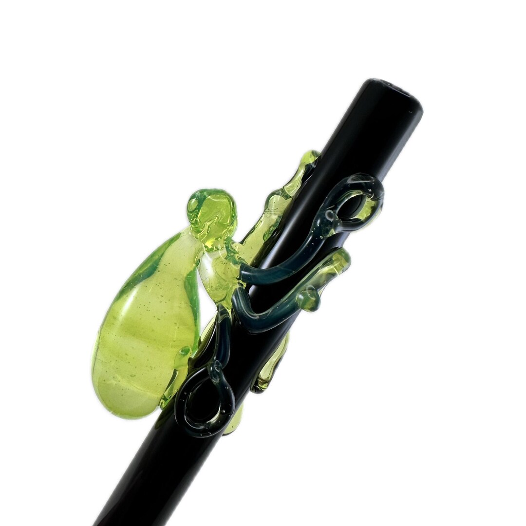 Octopus Glass Straw for Cocktails, Martini, Rocks. Short Hand Blown ...