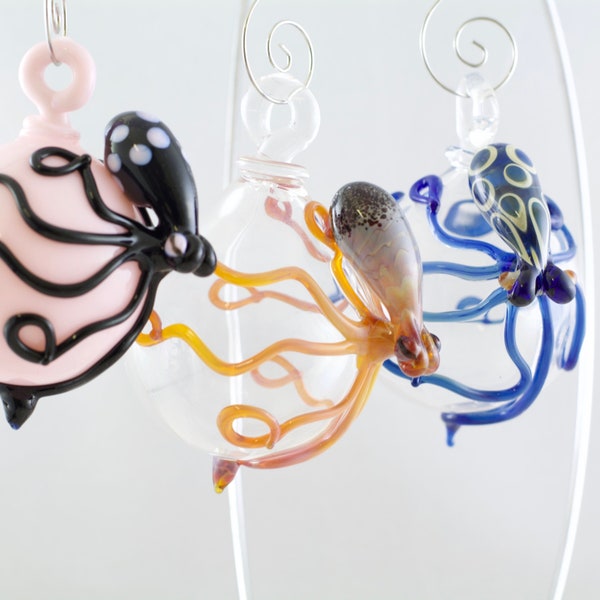 Blown Glass Octopus - Etsy