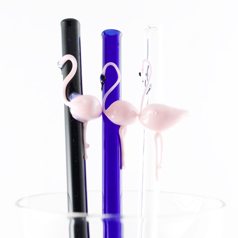 Flamingo Straws - Etsy