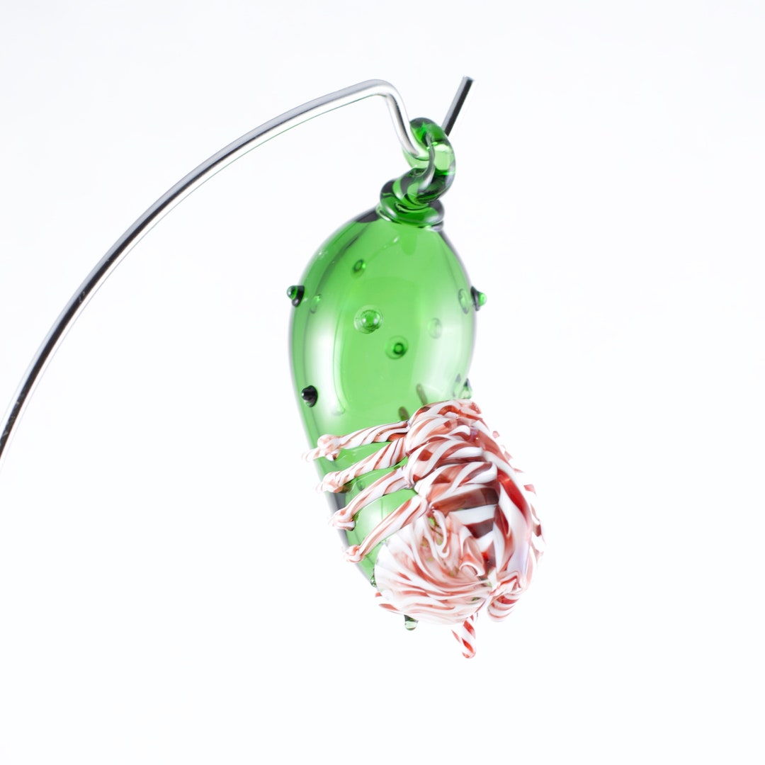 Facehugger Alien Christmas Pickle Ornament / Hand Blown Glass ...