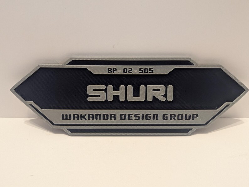 Black Panther Wakanda Custom Name Door Sign Marvel Wall Plaque Office ...
