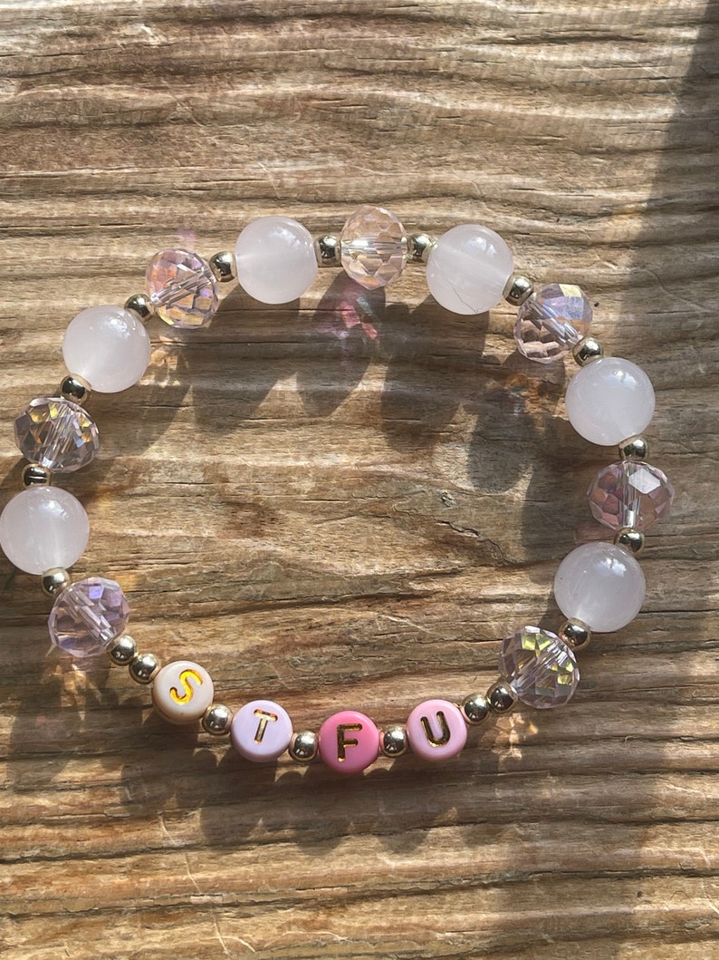 STFU Beaded Bracelets, Curse-y Bracelet, Gifts for Best Friends ...