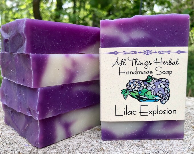 Lilac Explosion Soap Bring The Joy Of Lilacs Inside With Our Handmade