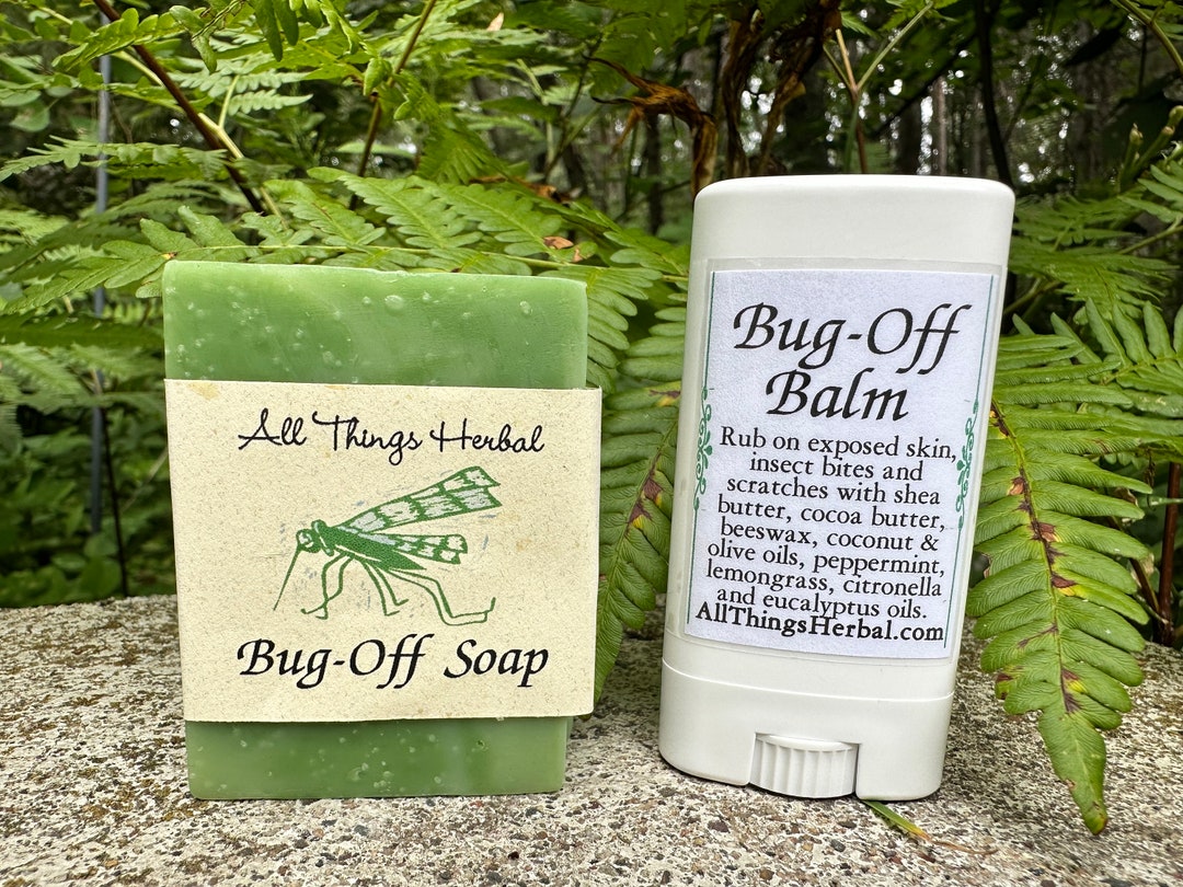 Natural Bug Repellent Gift Set: Bug-off Soap & Balm - Etsy
