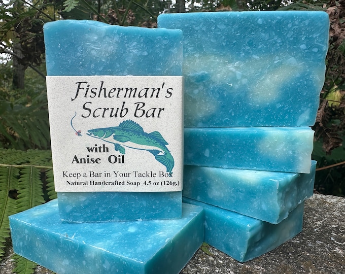 Two Bars of Fisherman's Scrub - Fishing Secret Soap- Handmade Anise ...