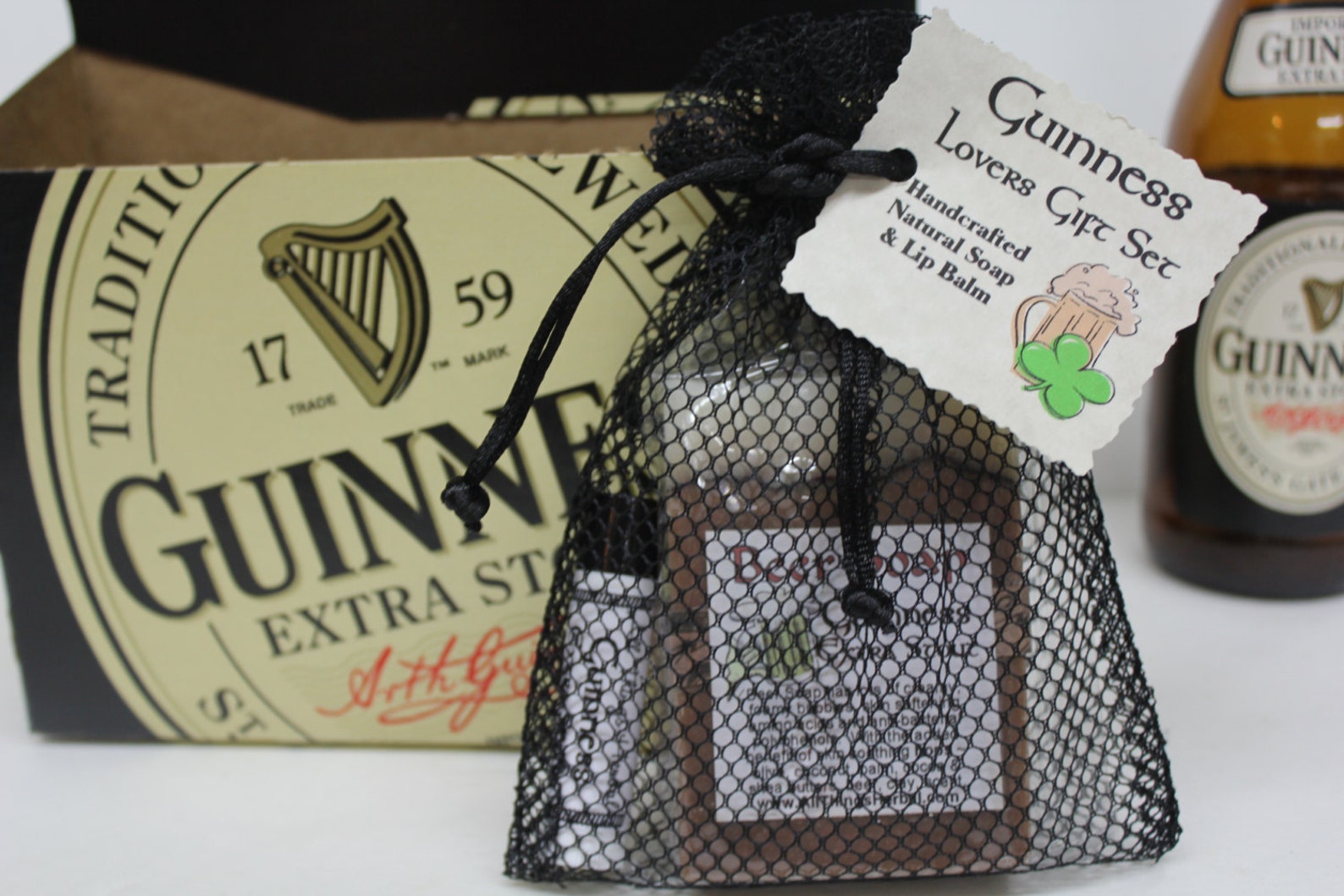 Guinness Gift Set Beer Soap & Lip Balm Perfect Beer Lover - Etsy