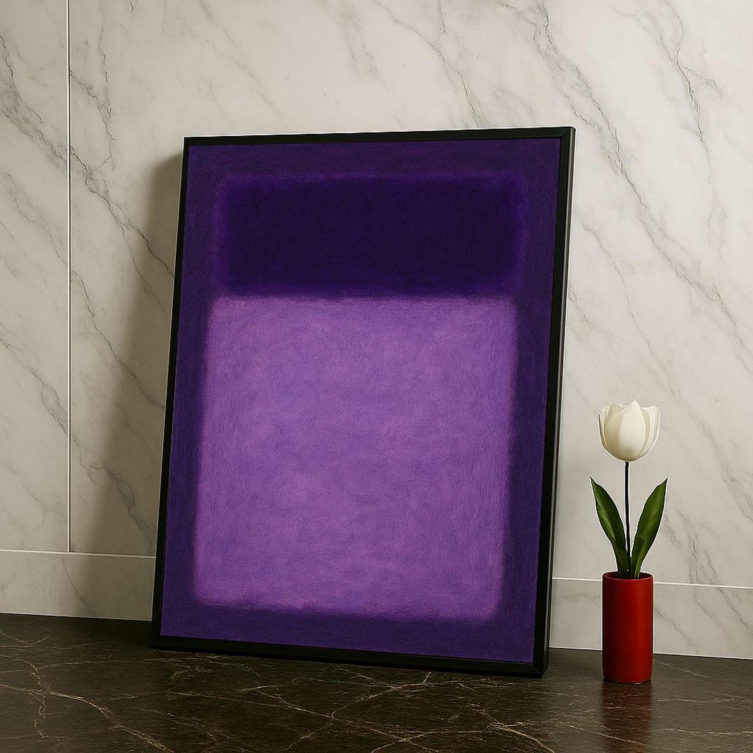 Mark Rothko Purple Canvas Iconic Color Field Painting Reproduction for ...