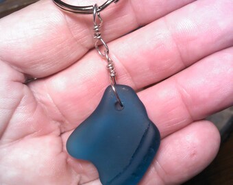 Sea Glass Key Ring | Etsy