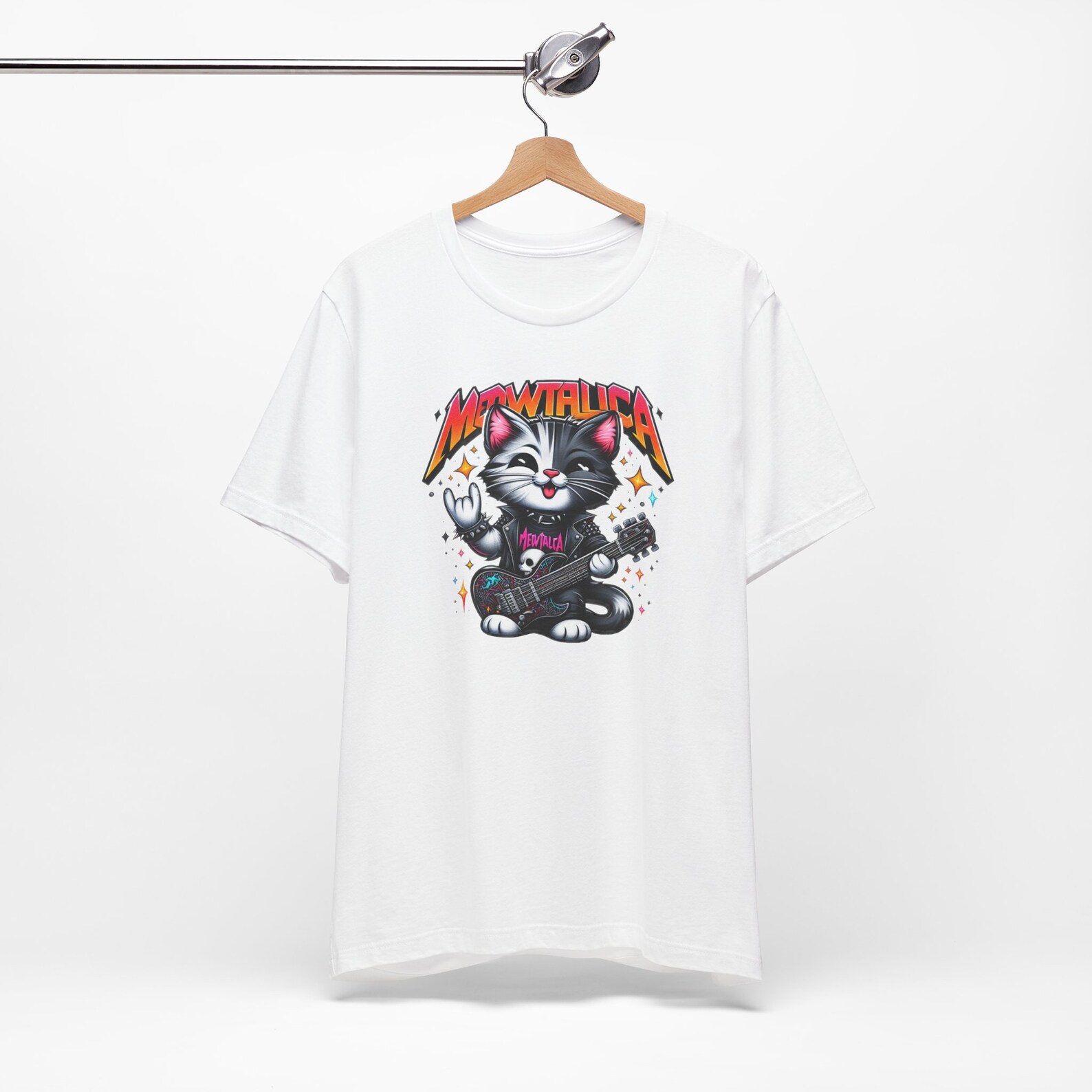 Metallica Meow Meowtallica T-shirt Gift for Fans Summer Shirt Tee %50 ...