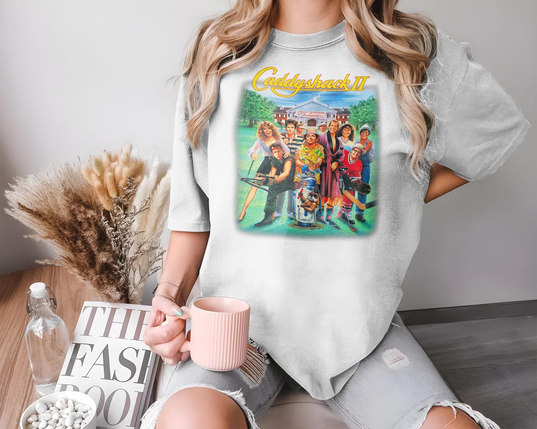 Caddyshack II V1 Movie Poster Vintage Retro Print Natural Cotton T ...