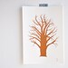 Wisdom Tree - Original Art Screen Print Tree Art Home Decor - Etsy