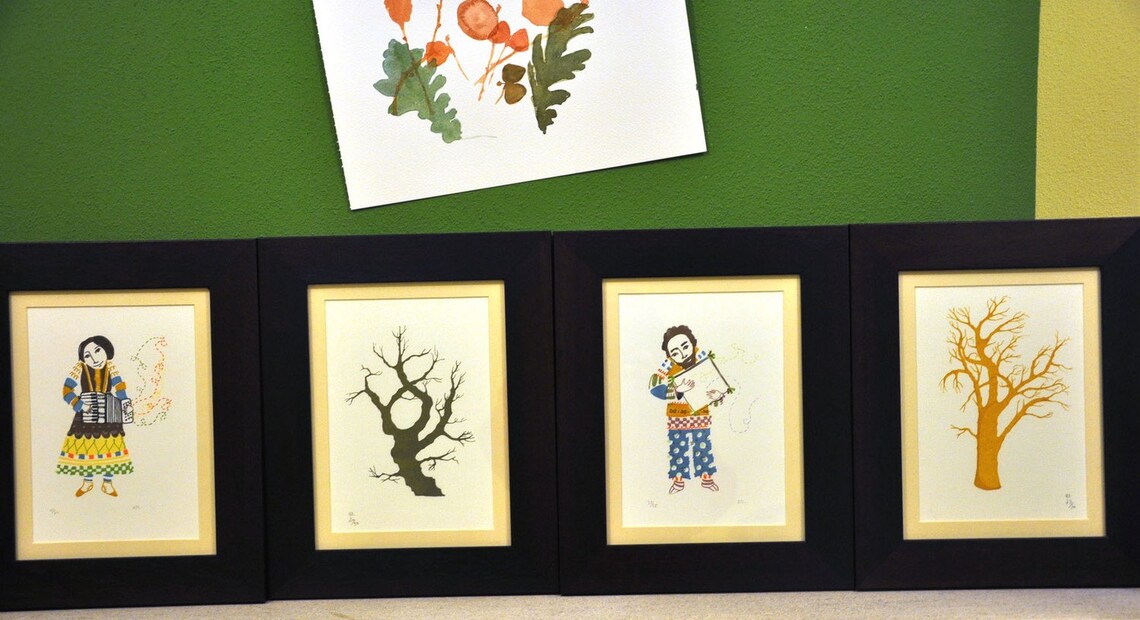 Wisdom Tree Original Art Screen Print Tree Art Home Decor - Etsy