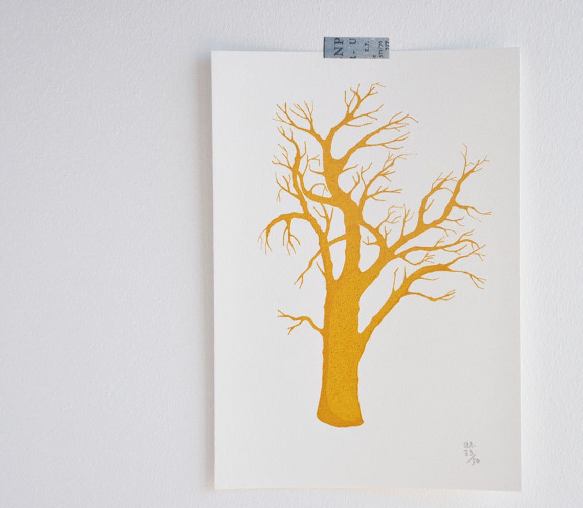 Ti Manel's Tree Screen Print - Etsy