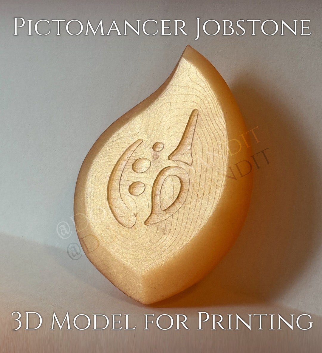 Pictomancer Job Stone FFXIV 3D Printable | Digital File - Etsy