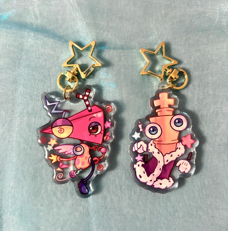 Digital Circus Different Double-sided Keychain - Etsy