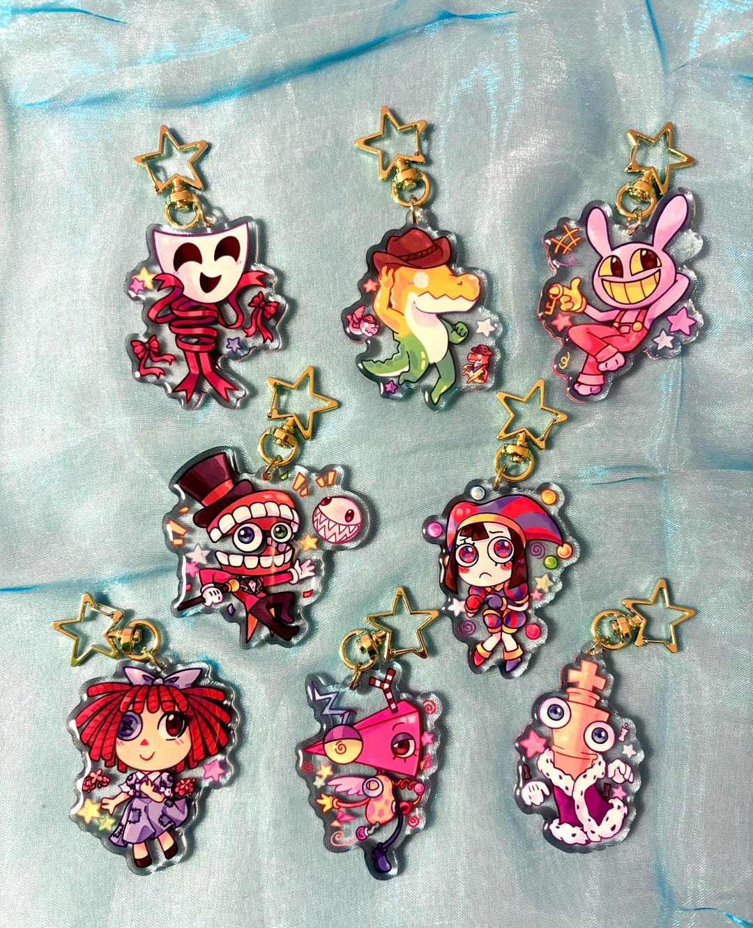 Digital Circus Different Double-sided Keychain - Etsy