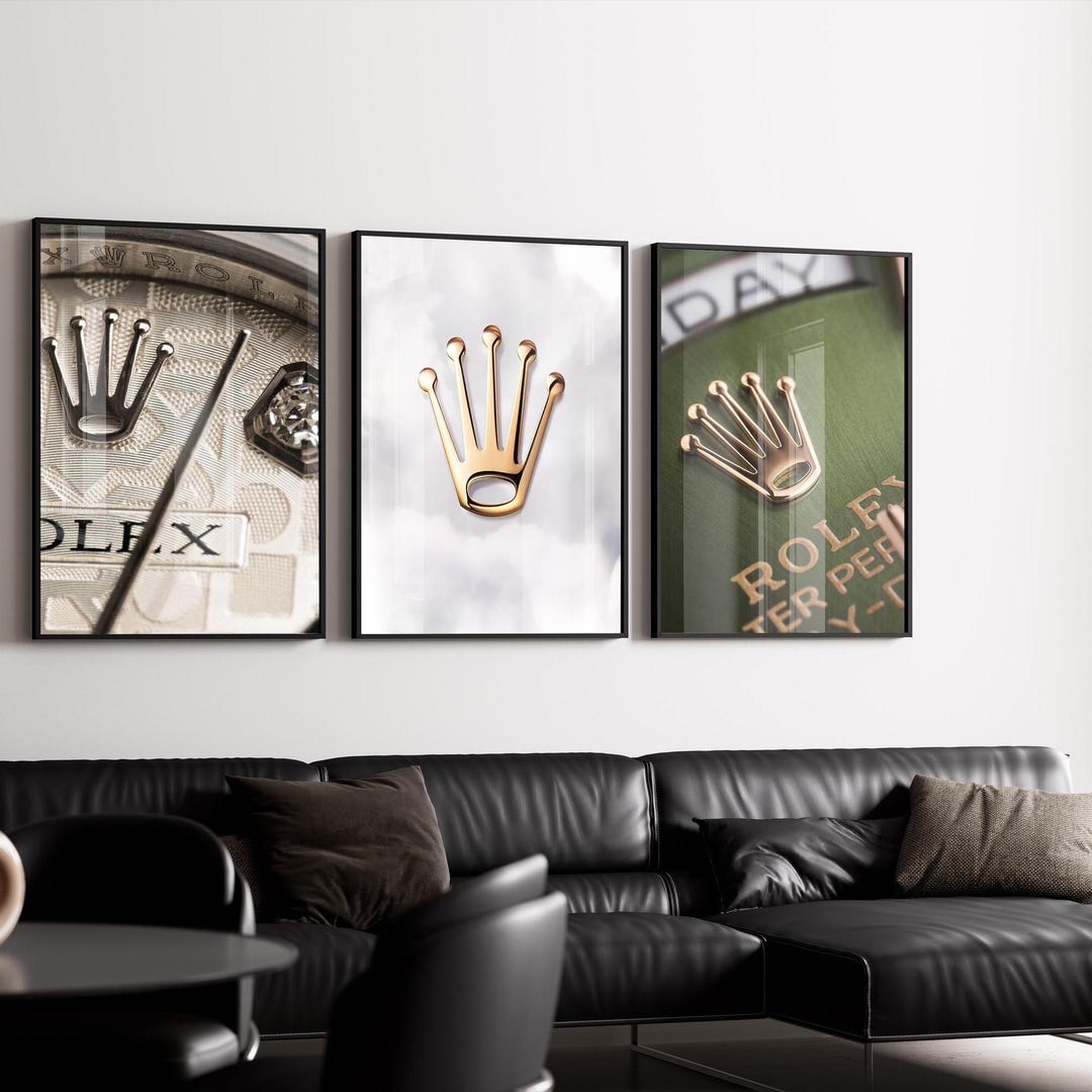 Rolex Watch Design Wall Poster High-quality Digital Art for Luxury ...