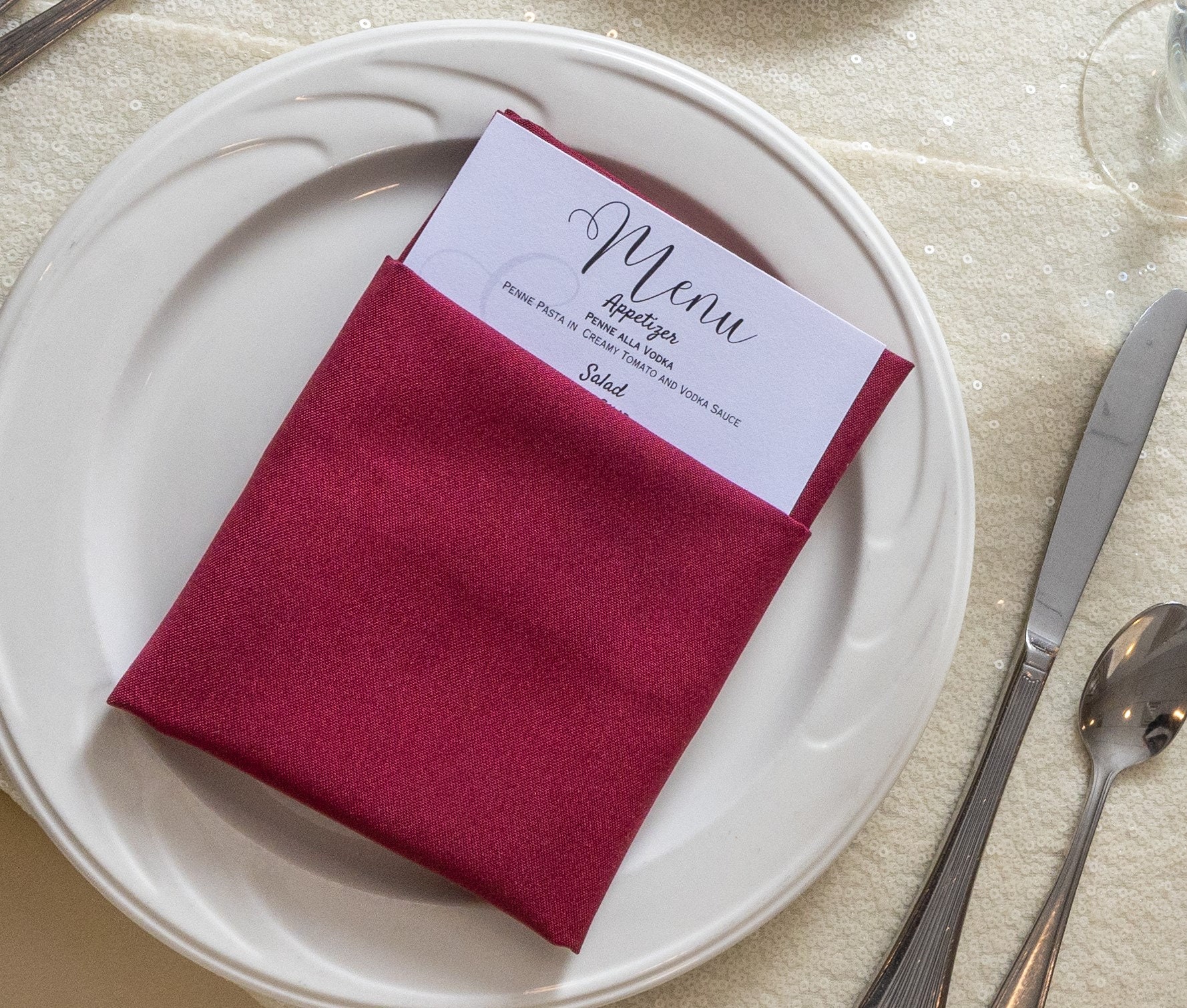 Wedding Menu Template 5x7 & 4x6,reception Dinner Menu Editable Instant ...