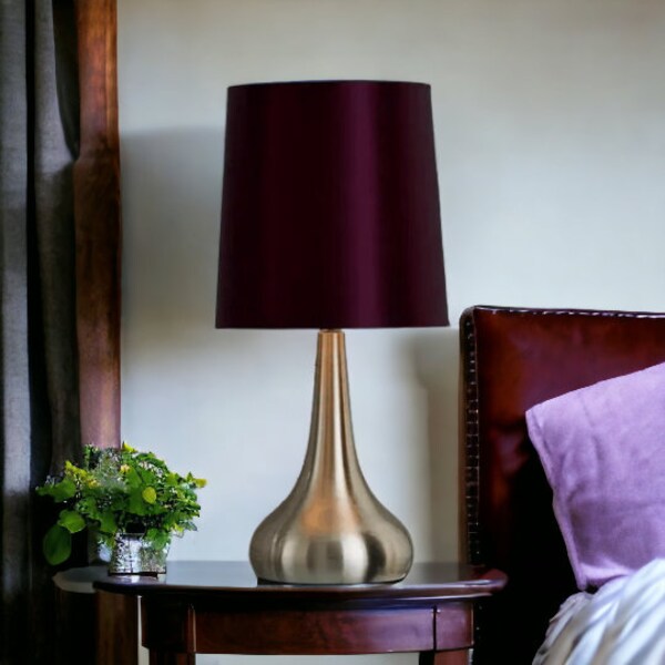 Purple Table Lamp - Etsy UK