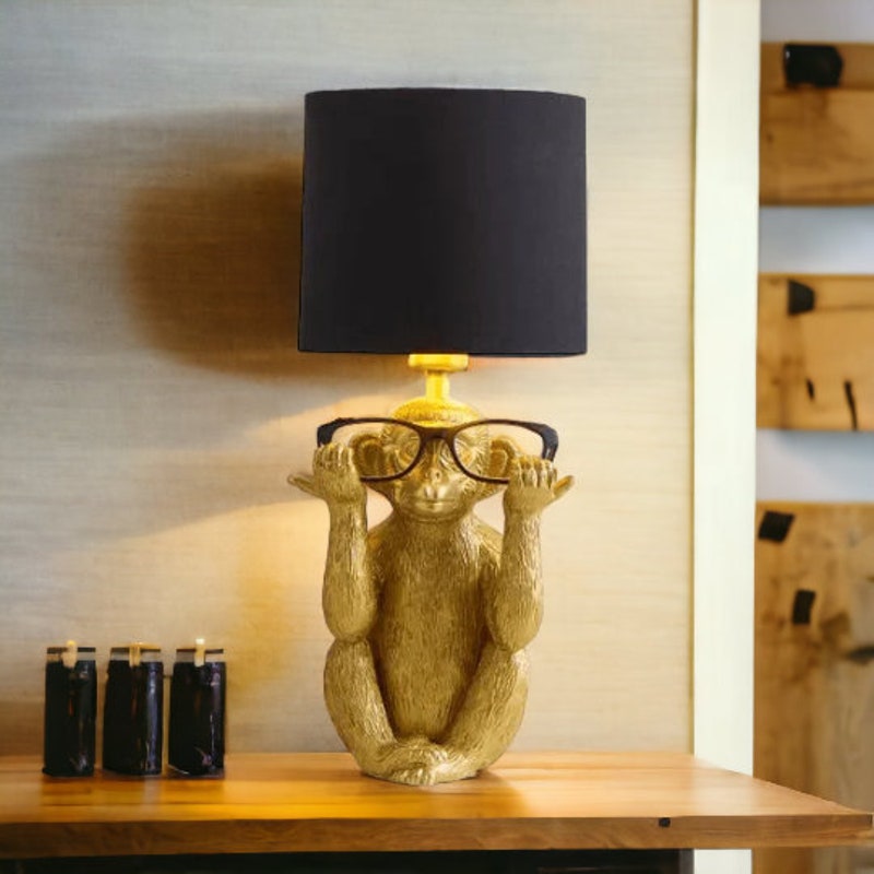 Monkey Lamp - Etsy