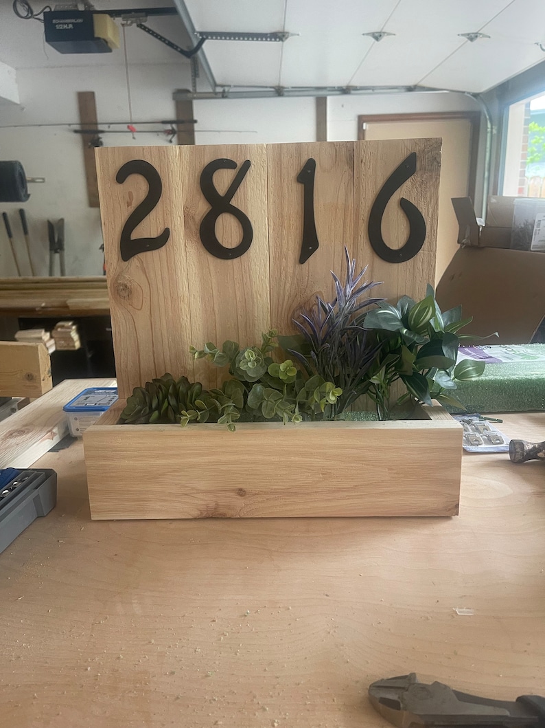 Home Address Planter Signs - Etsy