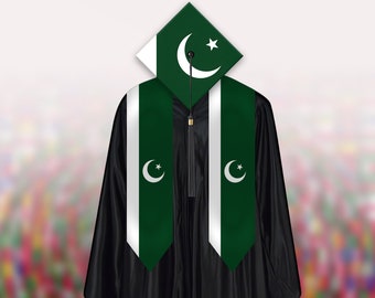 Pakistan Graduation Stole Pakistan Flag Sash - Etsy