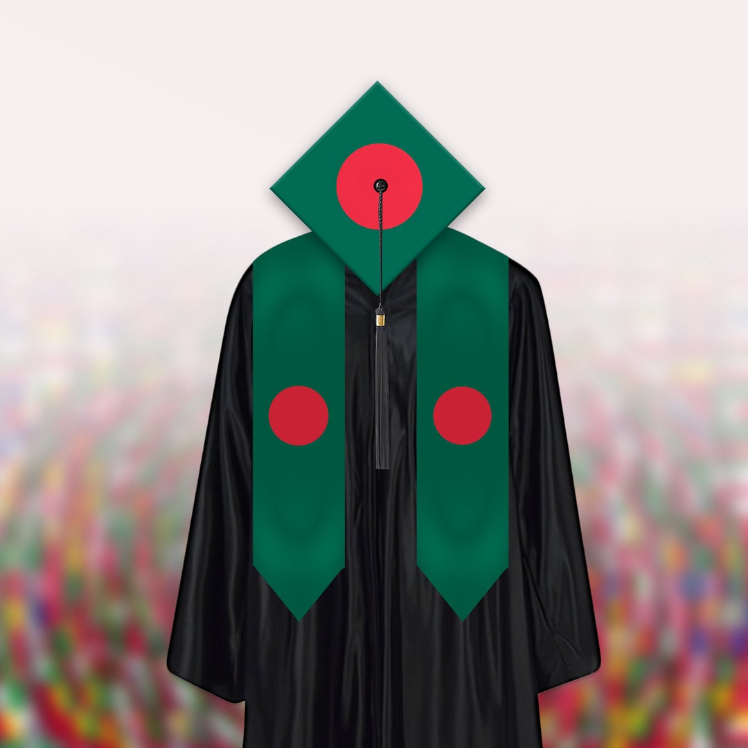 Bangladesh Personalized Graduation Stole - Add Your Own Text and Images ...