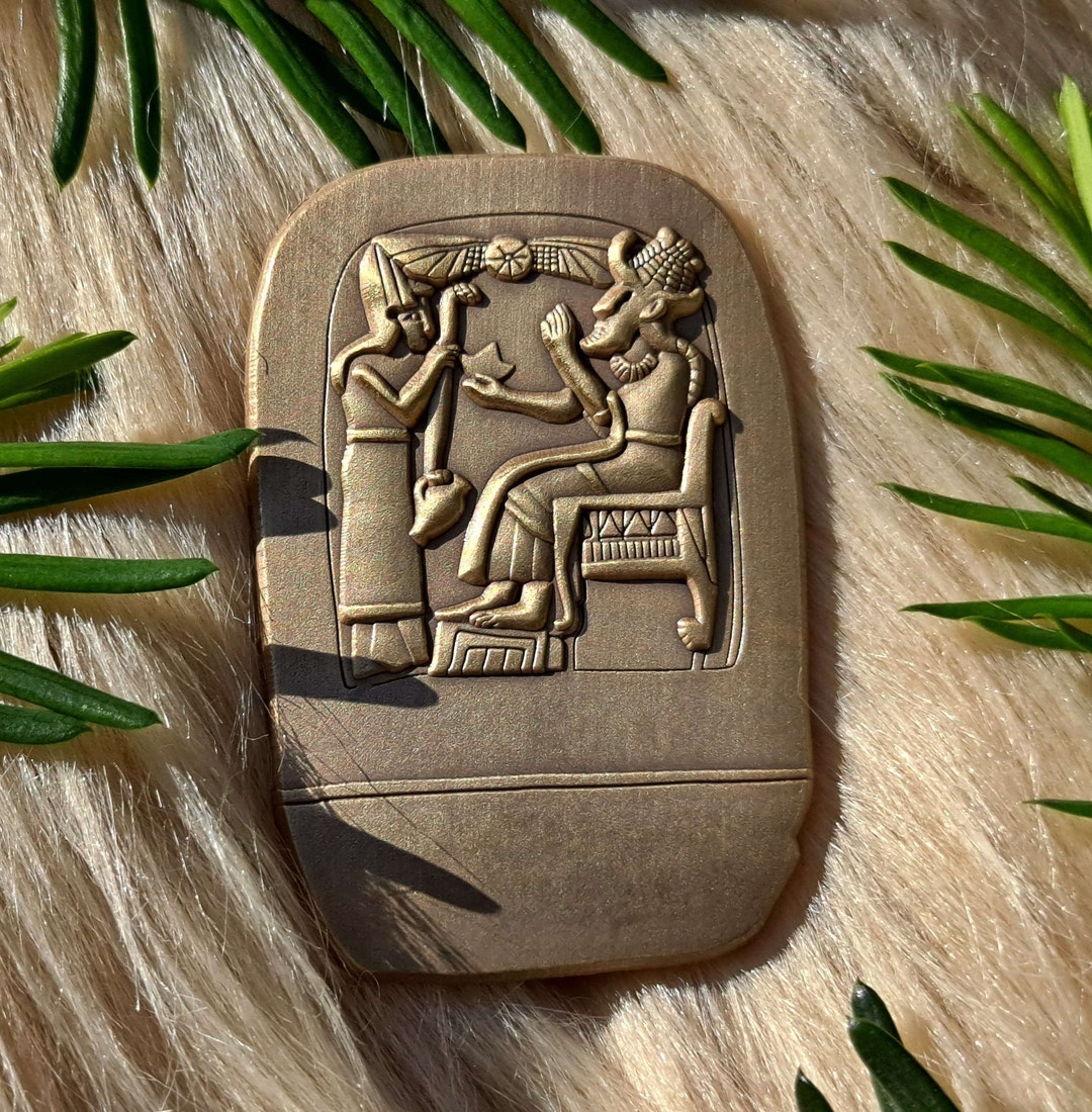 El Stele | Ugaritic Statue | Ancient Bronze Age Syria Enamel Pin - Etsy