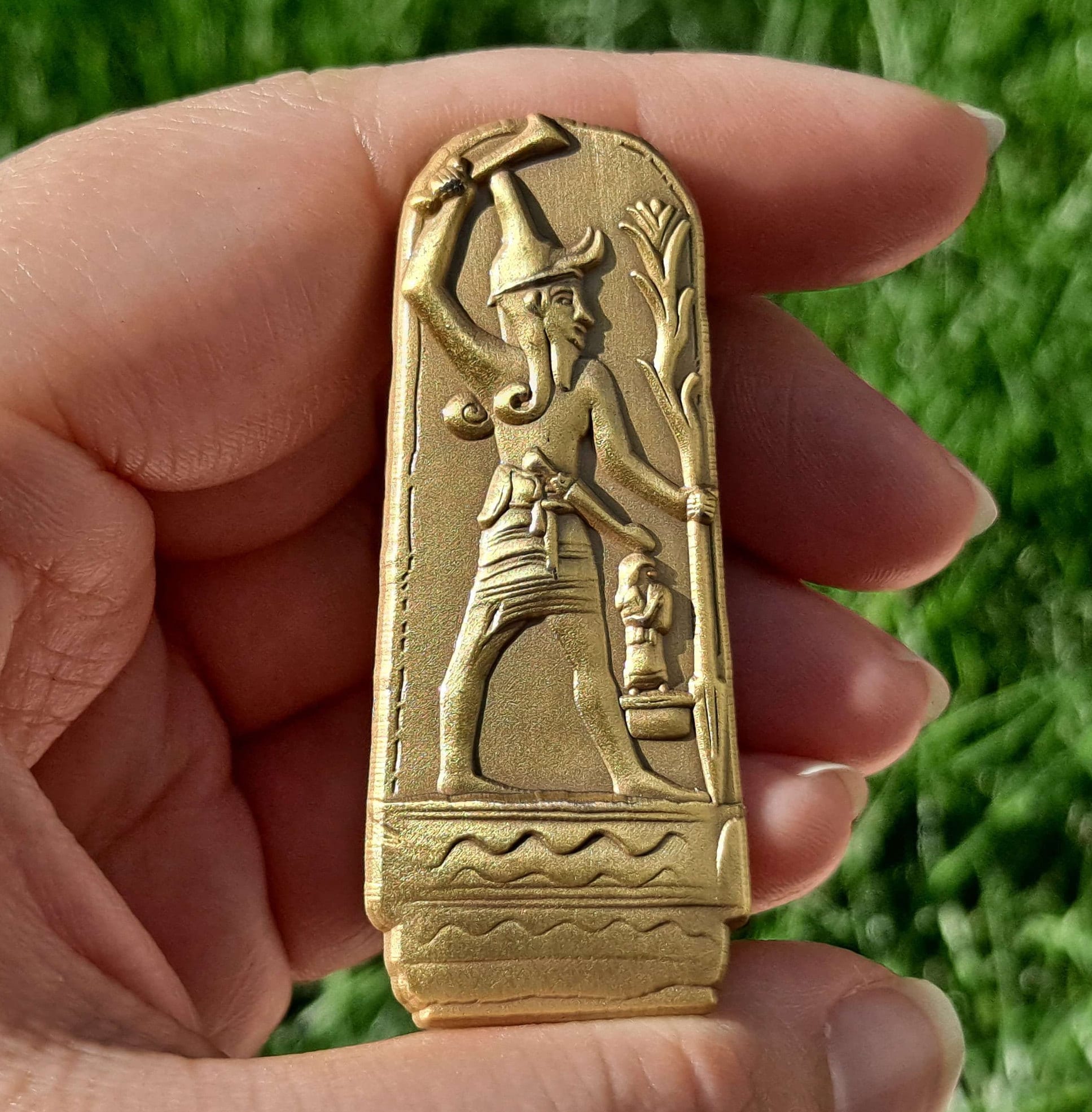 Baal With Thunderbolt Stele | Ugaritic Statue | Ancient Bronze Age ...