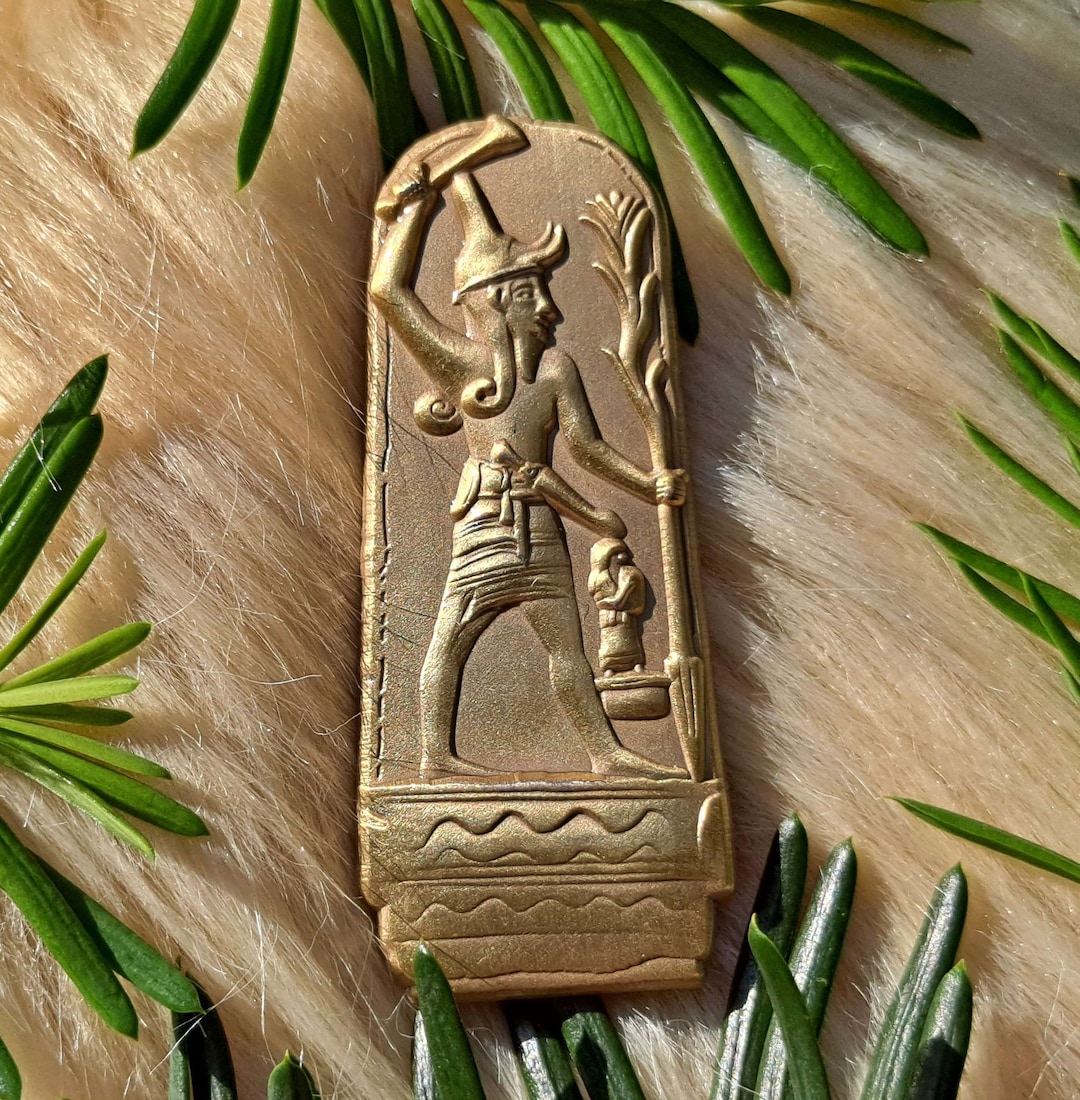 Baal With Thunderbolt Stele | Ugaritic Statue | Ancient Bronze Age ...