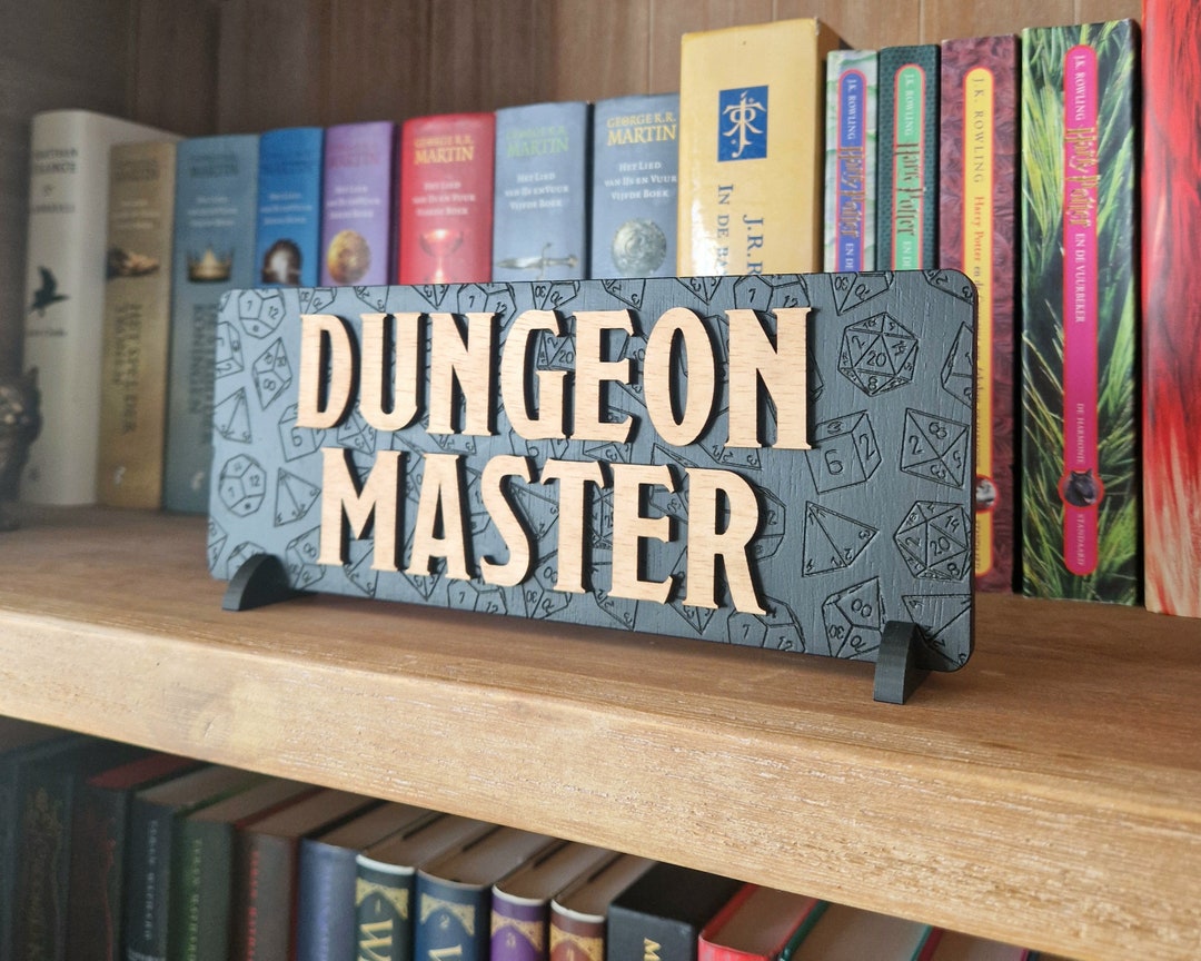 Wooden Dungeon Master Sign - Dnd Sign - Dungeon Master - Dungeons and ...