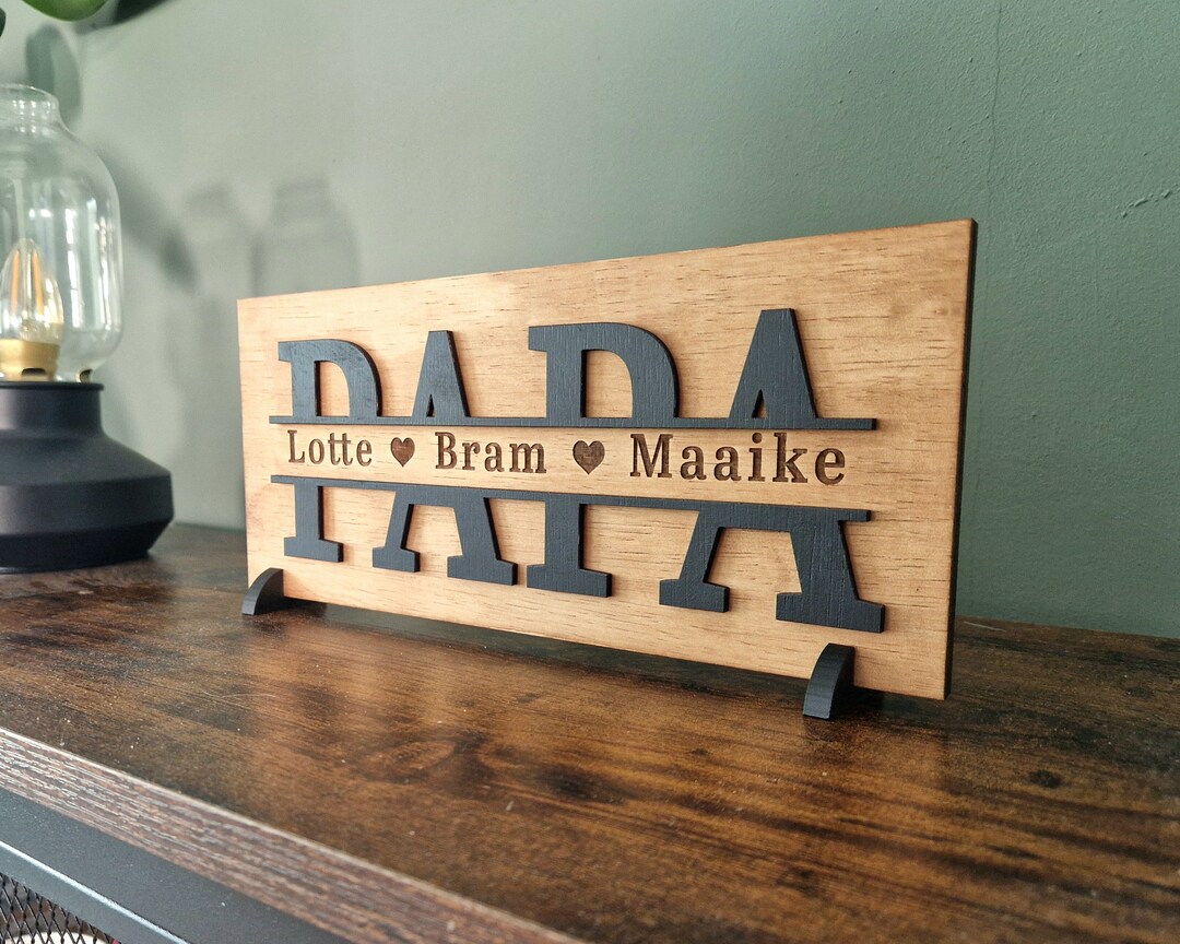 Personalizable Papa Sign Personalized With Names Father's Day, Papa ...