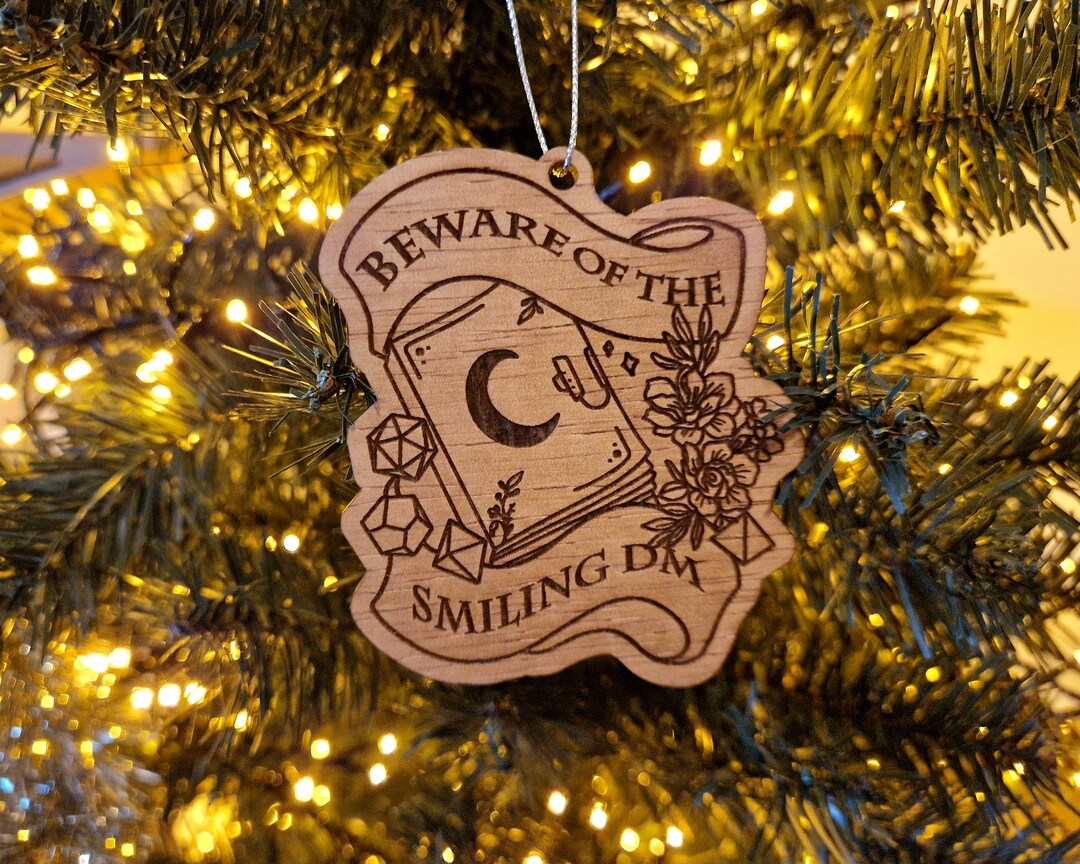 Dnd Ornament - Beware of the Smiling DM - Dungeons and Dragons, Dungeon ...