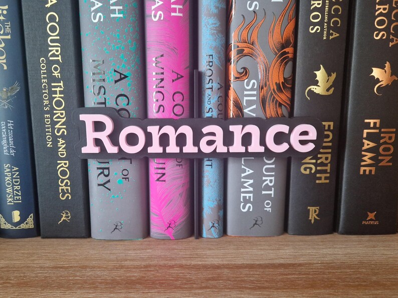 Romance Bookshelf Peek Out Sign - Bookshelf Romantic Decoration ...