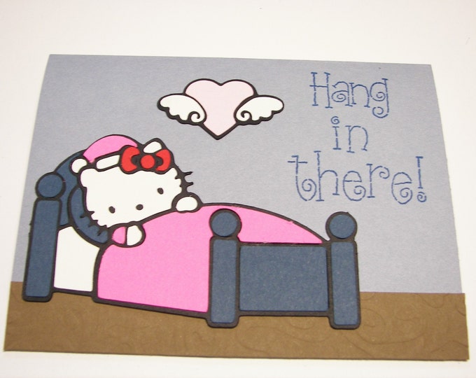 Hello Kitty Get Well Soon Card - Etsy