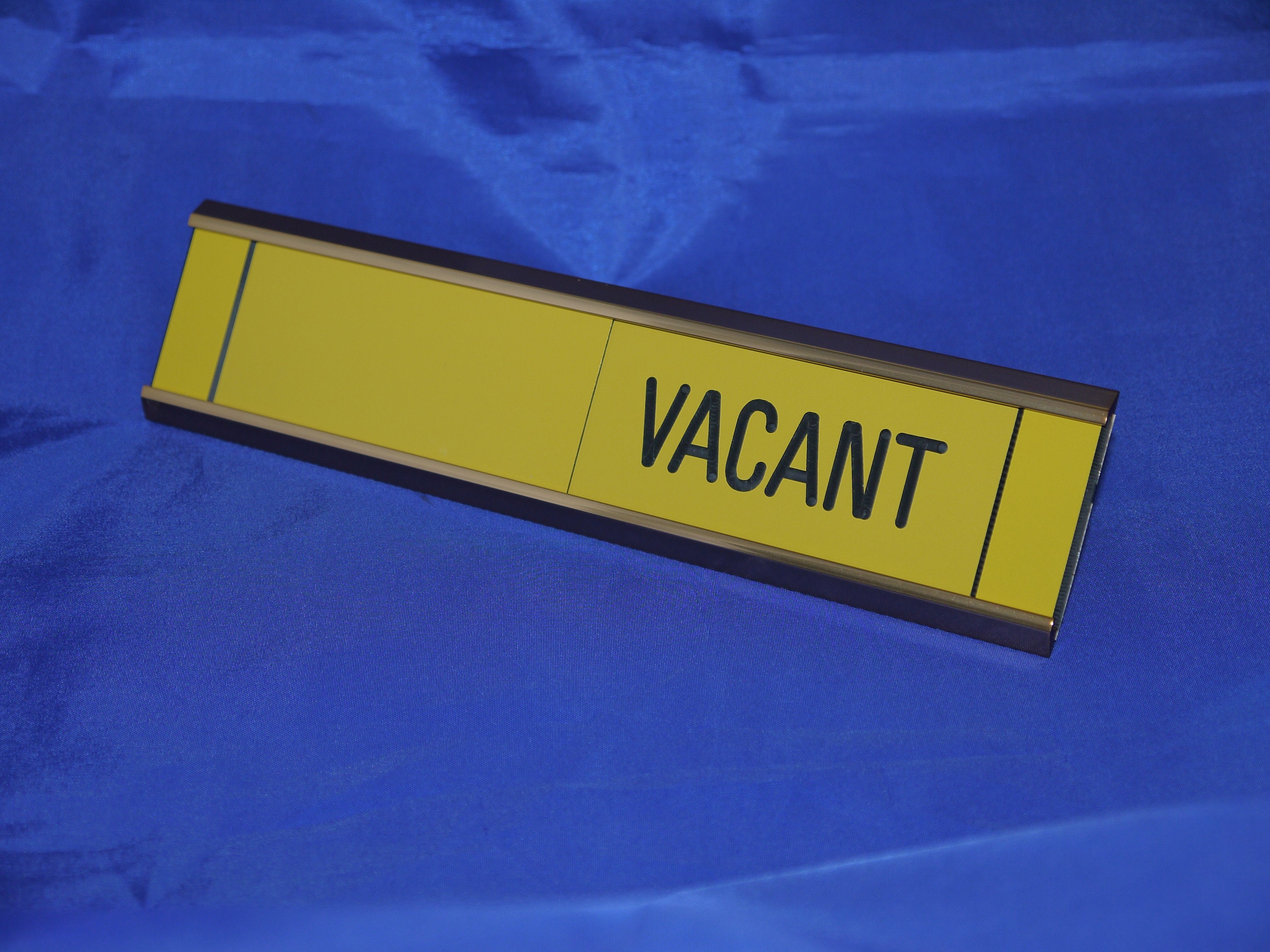 Sliding Sign - Engaged / Vacant (or Your Wording) - Etsy