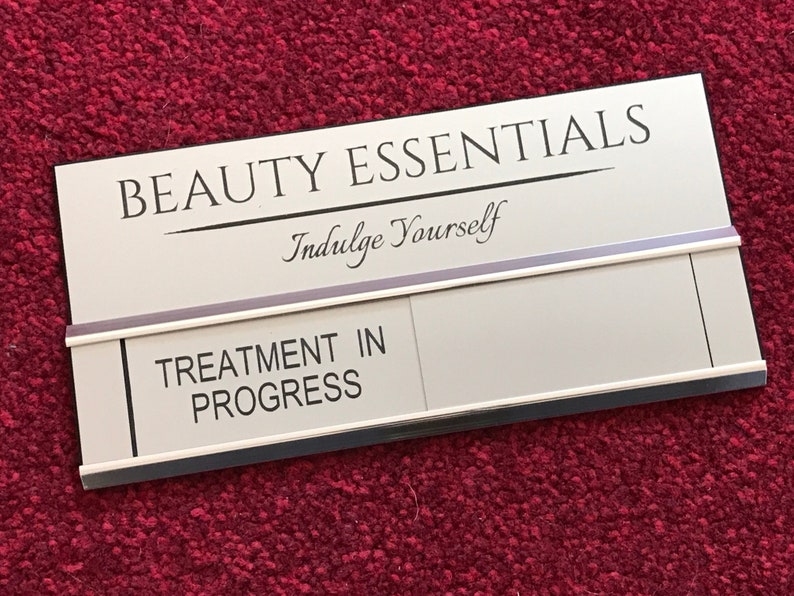 Sliding Sign With Header Sign Attached - Custom Made - Etsy