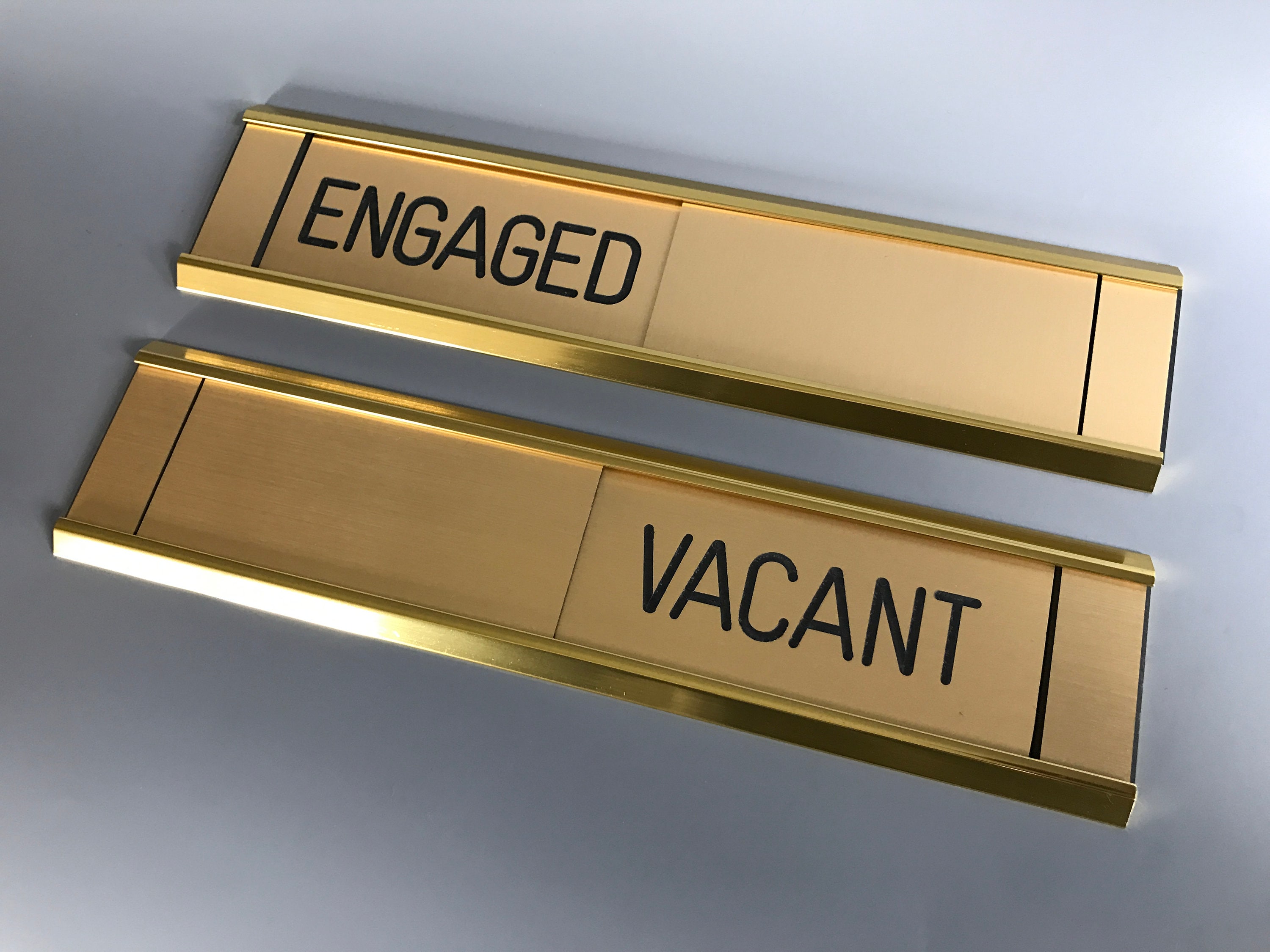 Sliding Sign - Engaged / Vacant (or Your Wording) - Etsy