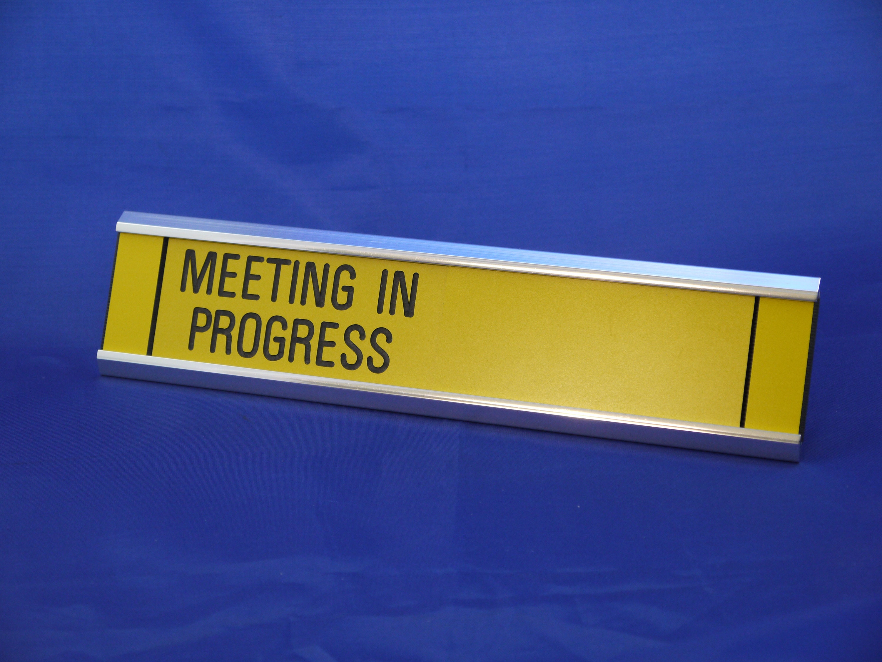 Sliding Sign - Meeting in Progress (or Your Wording) - Etsy UK