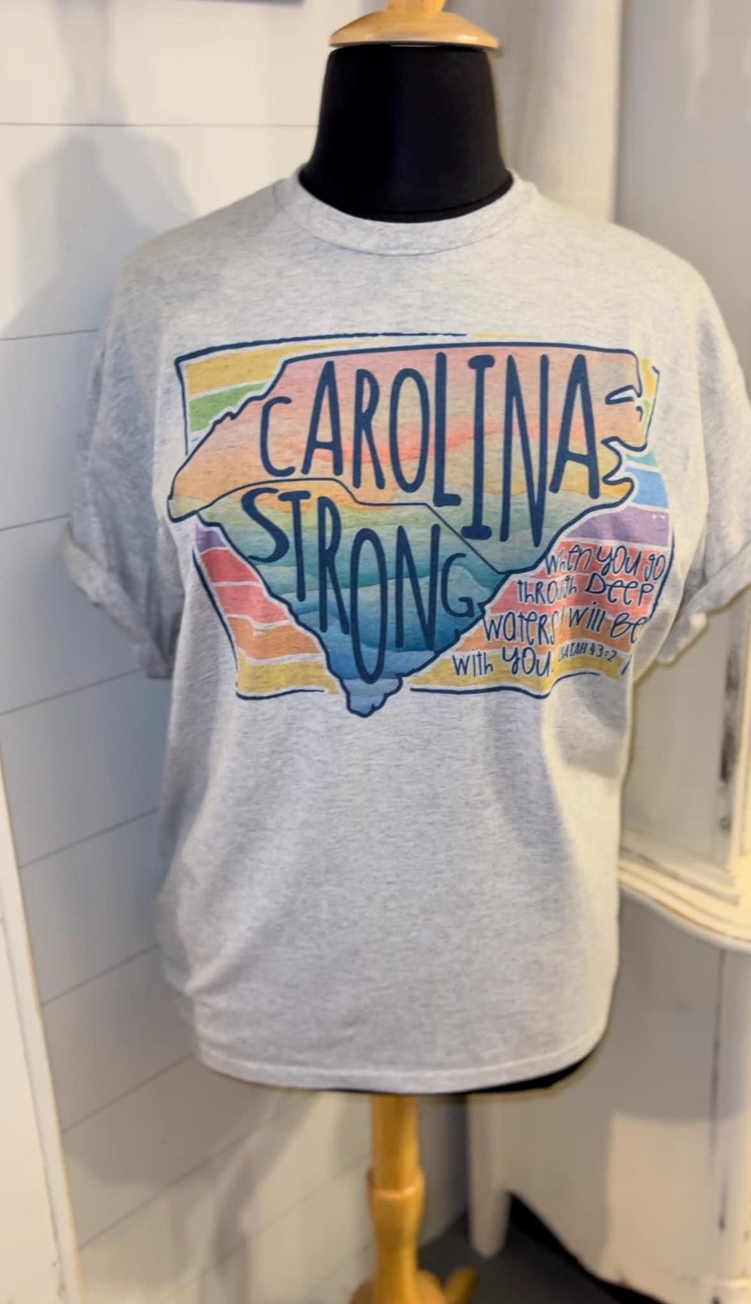 Carolina Strong, Deep Waters, Tee Shirt, State Shirt, Hurricane Shirt ...