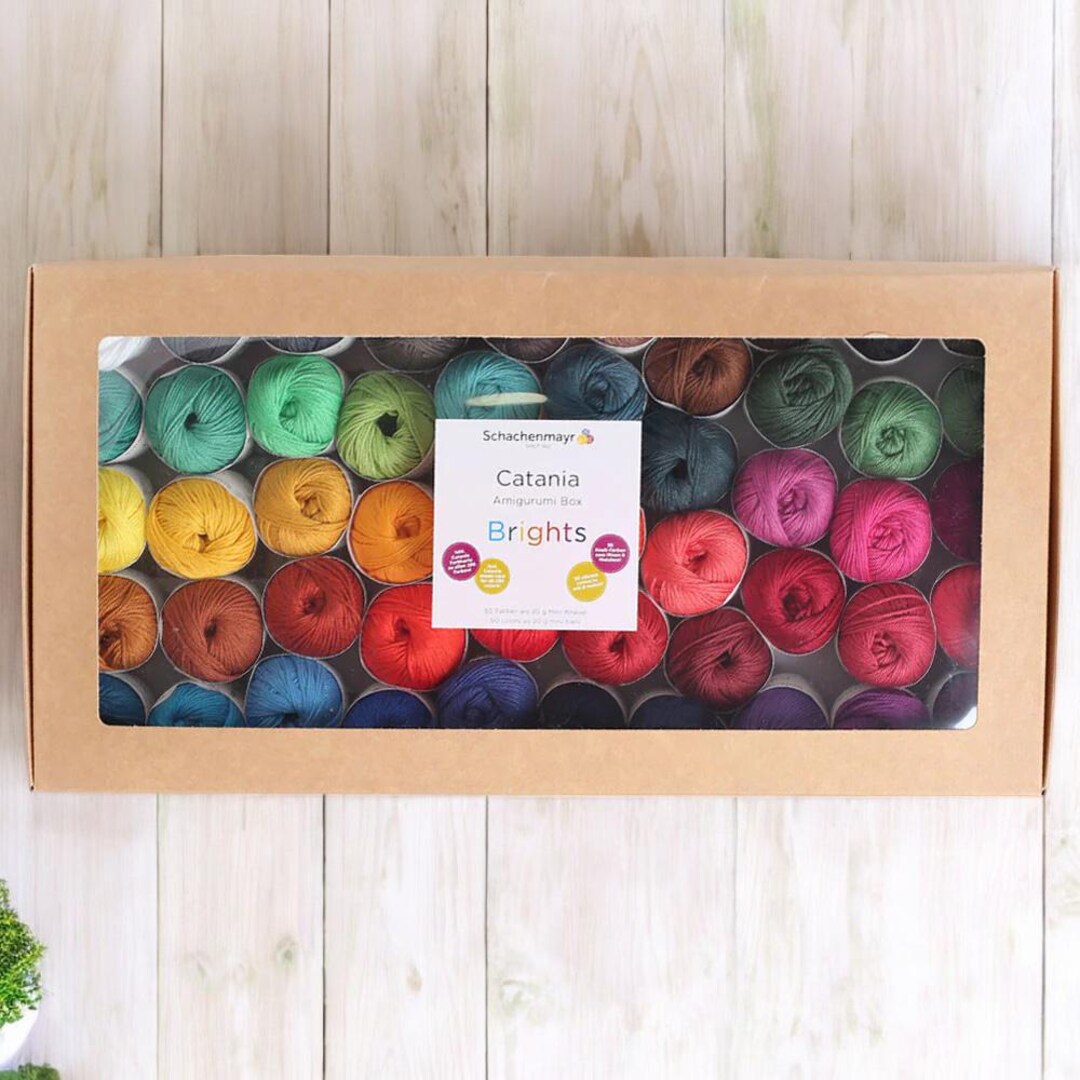 Smc Catania Amigurumi Kit, Bright Colors, Amigurumi Cotton Yarns, Shiny ...
