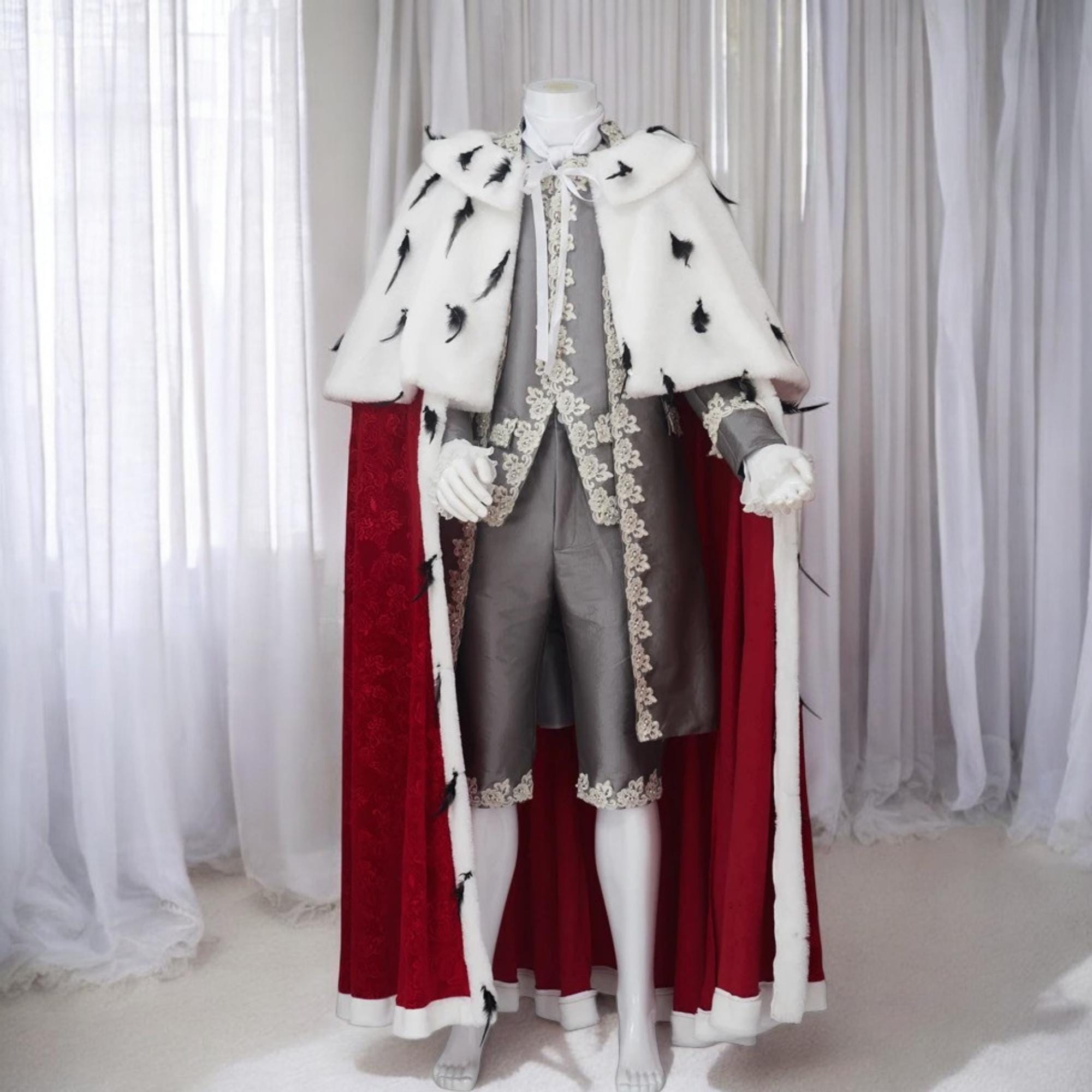 Majestic Royal Cloak for Men Perfect King and Cosplay Costume for ...