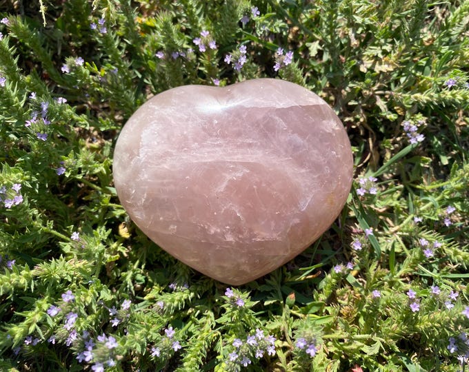 Cherry Quartz Heart Gemstone Heart Crystal Healing Stones Carving Heart ...