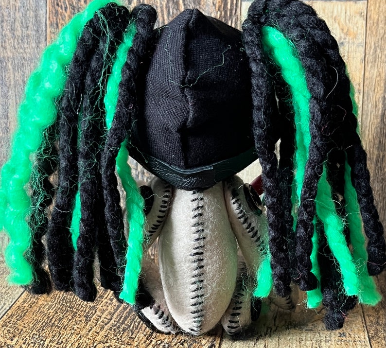 Spooky Cybergoth Voodoo Doll With Pigtails, Steampunk Goggles & Pins ...