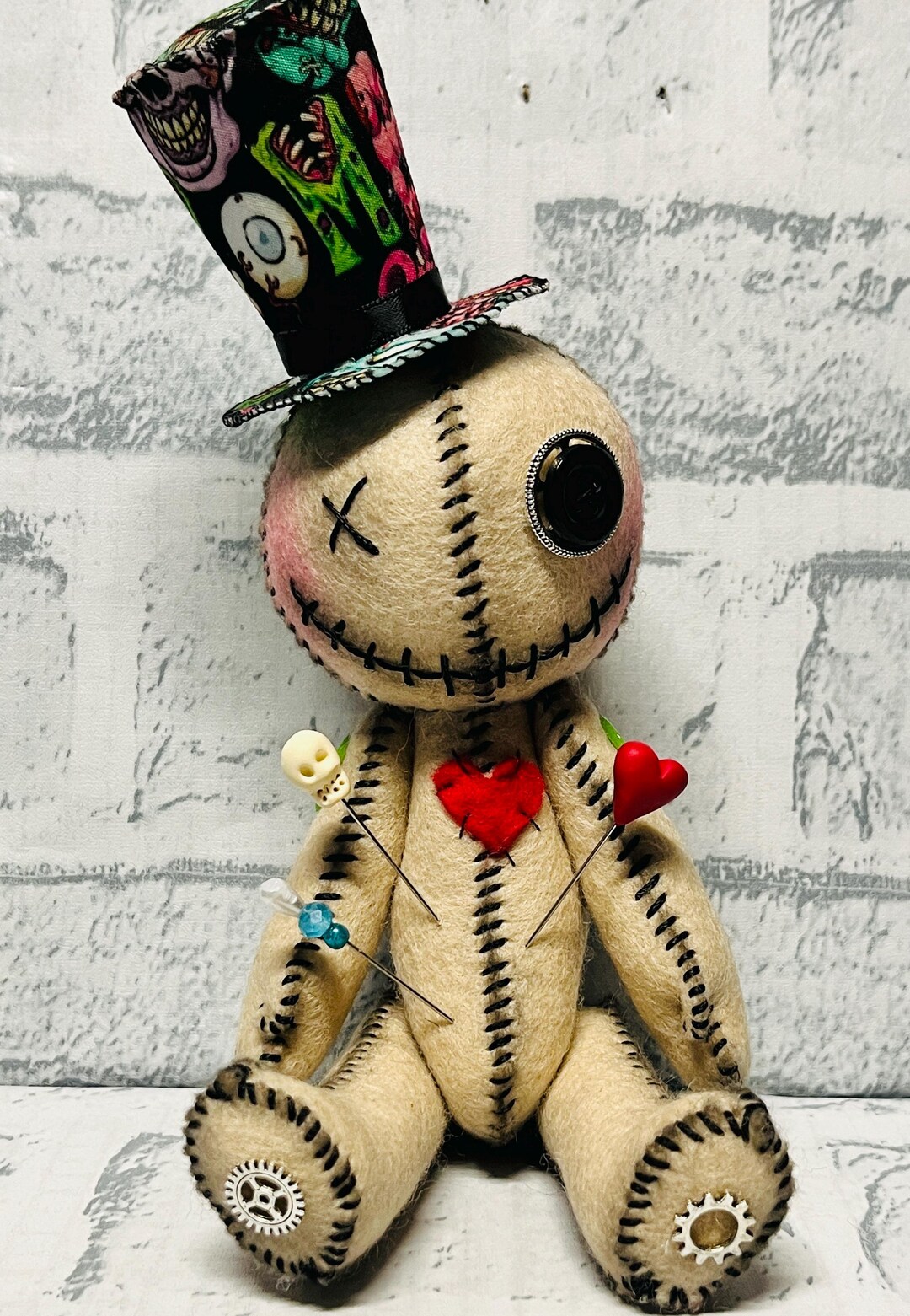 Voodoo Doll With Top Hat and Voodoo Pins. is Anyone Brave Enough to ...