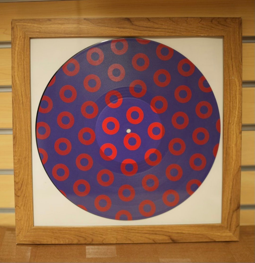 Phish Donut 02 12" Vinyl Wall Art With Frame - Etsy